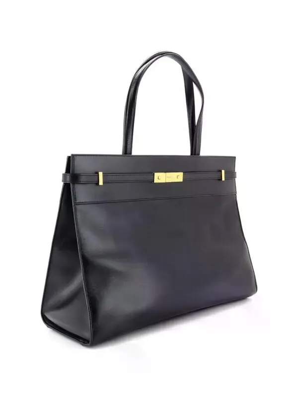 Saint Laurent Manhattan Leather Medium Tote Bag