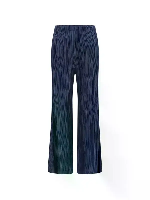 GONGDID DESIGN Plissé-effect Palazzo Pants