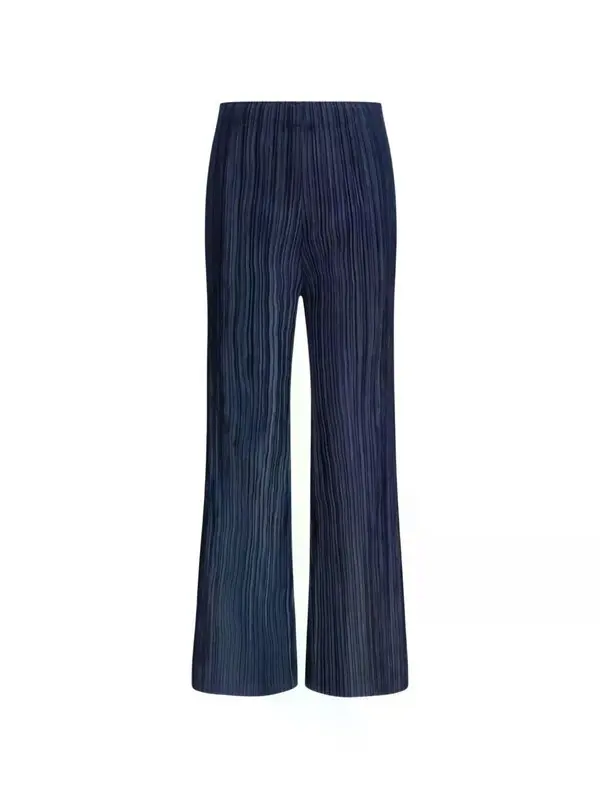 GONGDID DESIGN Plissé-effect Palazzo Pants