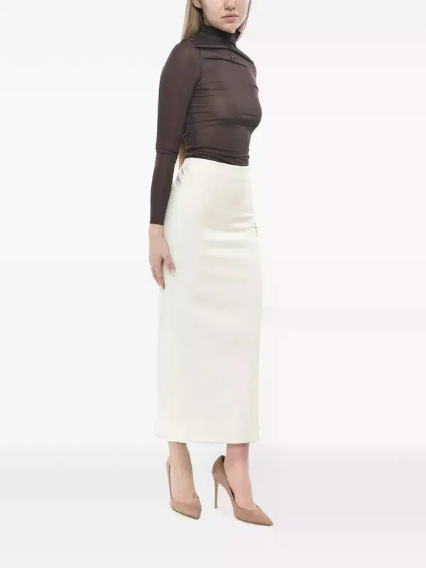 SUPER BLOND High-waisted Midi Skirt