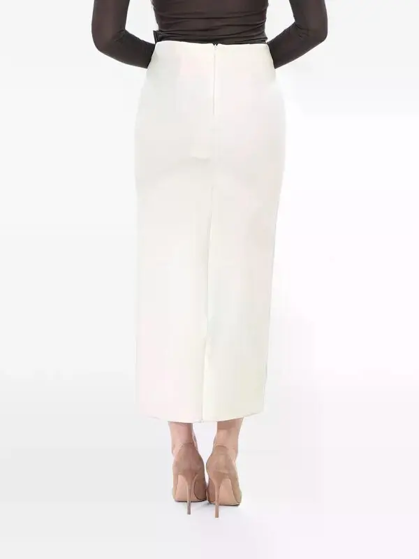 SUPER BLOND High-waisted Midi Skirt