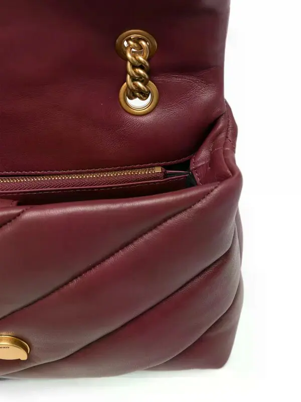 Pinko Love Birds Quilted Shoulder Bag