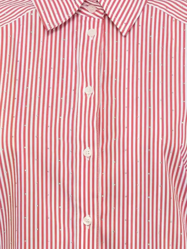 EMME Crystal-embellished Striped Shirt