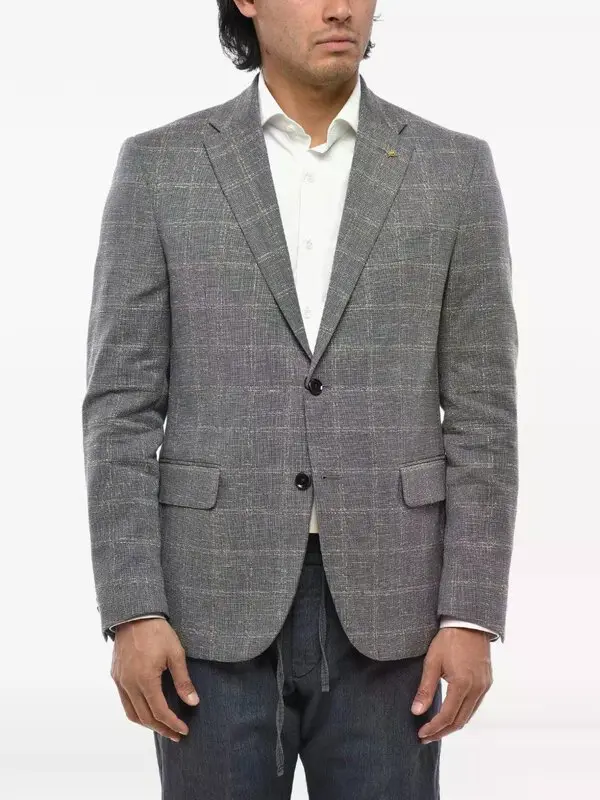 Corneliani Checked Single-breasted Blazer