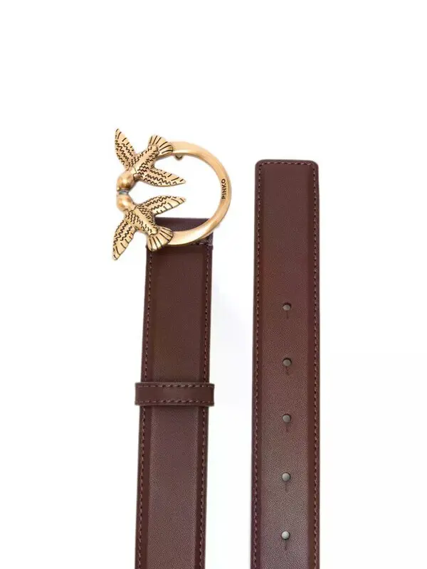 Pinko Love Birds Leather Belt