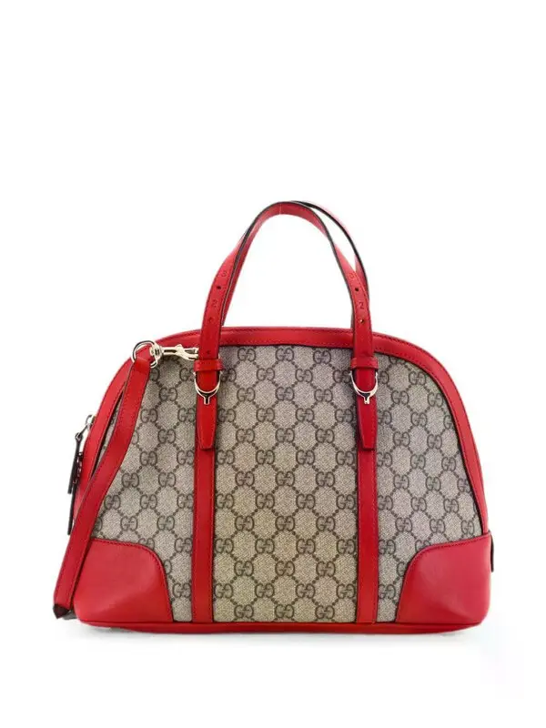 Gucci Gg Coated Canvas Small Satchel
