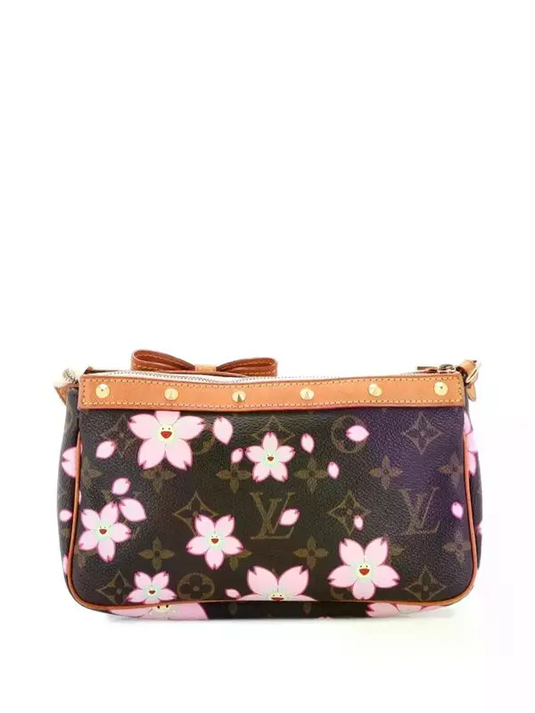 LOUIS VUITTON Monogram Pochette Pochette Accessories Limited Edition Cherry Blossom Clutch Bag