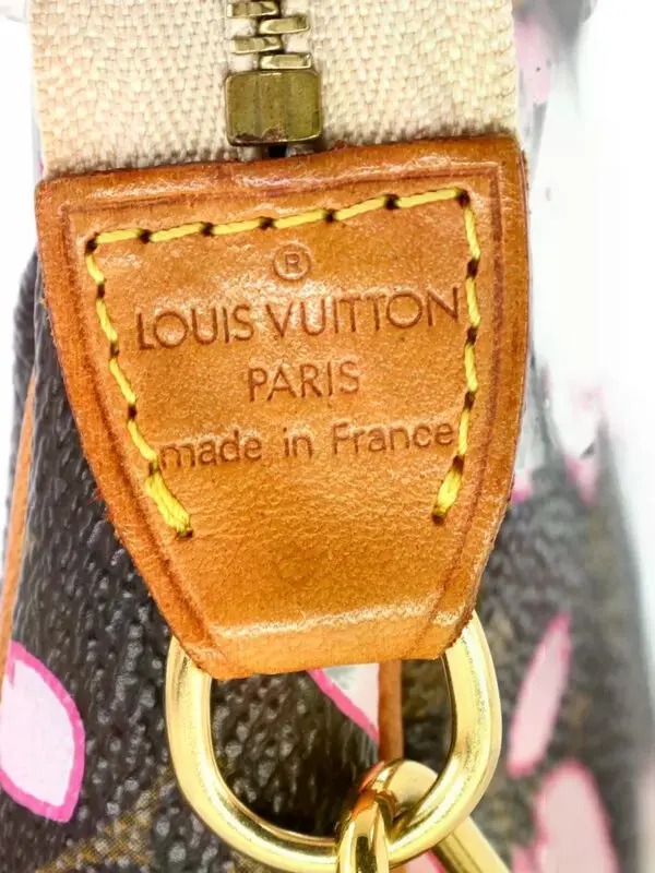 LOUIS VUITTON Monogram Pochette Pochette Accessories Limited Edition Cherry Blossom Clutch Bag