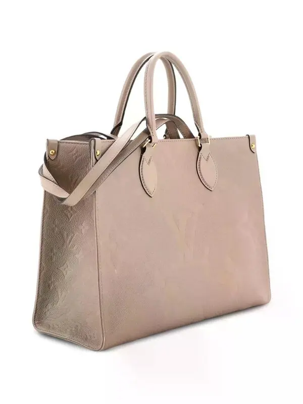 LOUIS VUITTON Onthego Monogram Empreinte Giant Mm Tote Bag - Neutrals