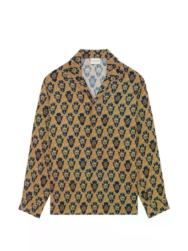 Drole De Monsieur Baroque Grapes-print Shirt
