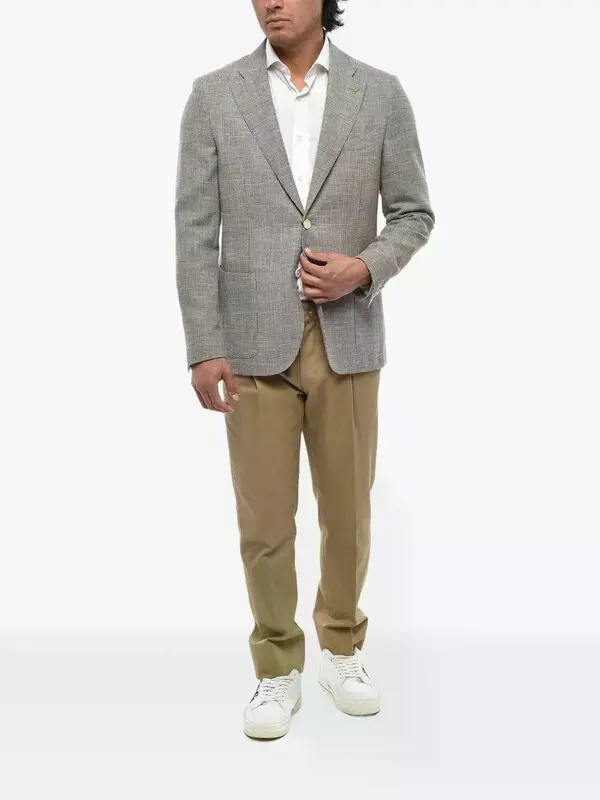 Corneliani Pin-detail Houndstooth Blazer