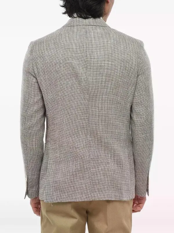 Corneliani Pin-detail Houndstooth Blazer