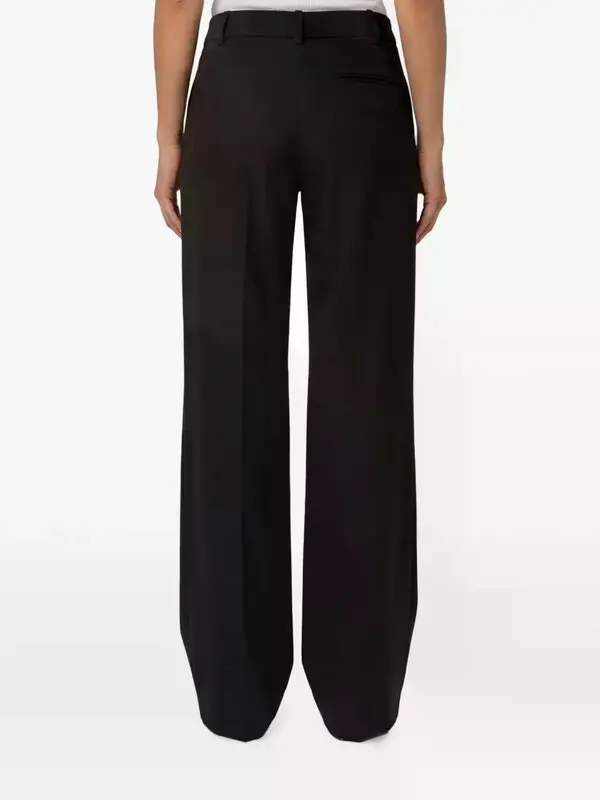 Federica Tosi Pressed-pleat Wide-leg Trousers