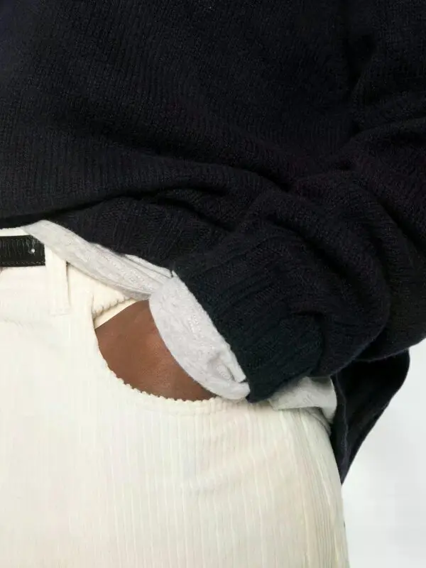 ALYSI Ribbed-knit Sweater