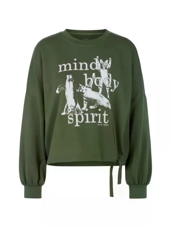 MARCCAIN Graphic Print Drawstring Hoodie