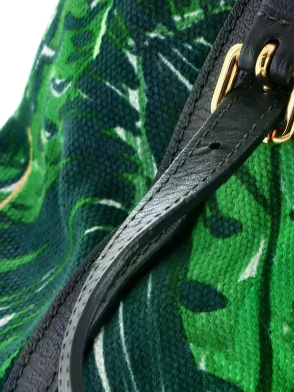 LOUIS VUITTON Ailleurs Cabas Limited Edition Printed Canvas Pm Tote Bag - Green
