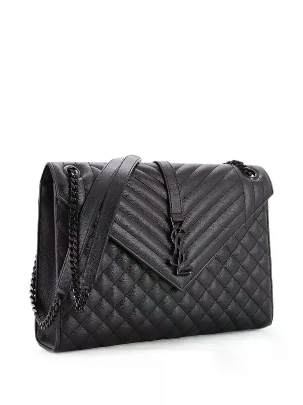 Saint Laurent Classic Monogram Envelope Satchel