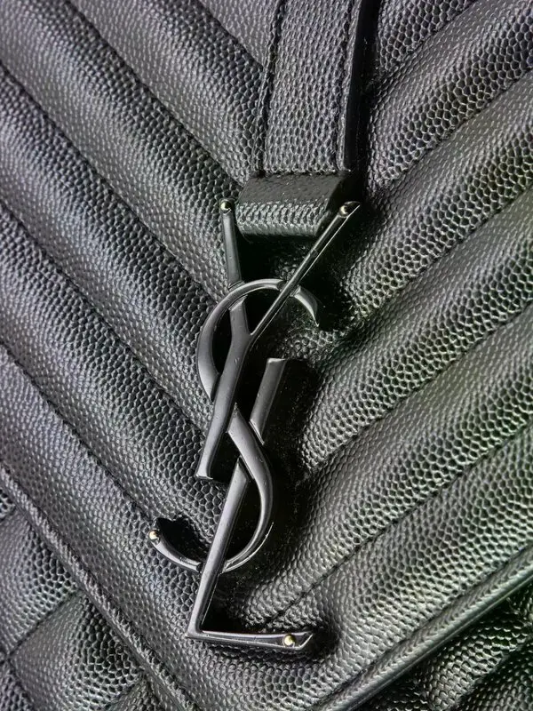 Saint Laurent Classic Monogram Envelope Satchel