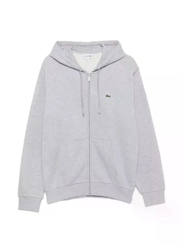 Lacoste Logo-patch Zip-up Hoodie