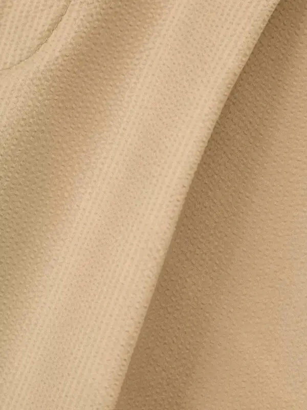 Emporio Armani Seersucker Bermuda Shorts With Down Padding