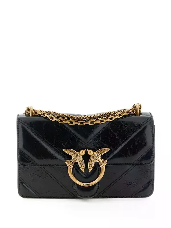 Pinko Love Chevron-stitched Shoulder Bag