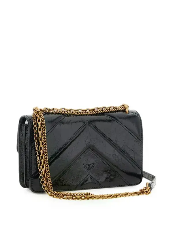 Pinko Love Chevron-stitched Shoulder Bag