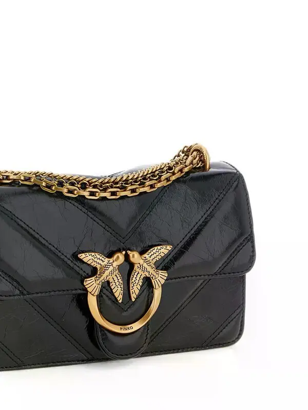 Pinko Love Chevron-stitched Shoulder Bag