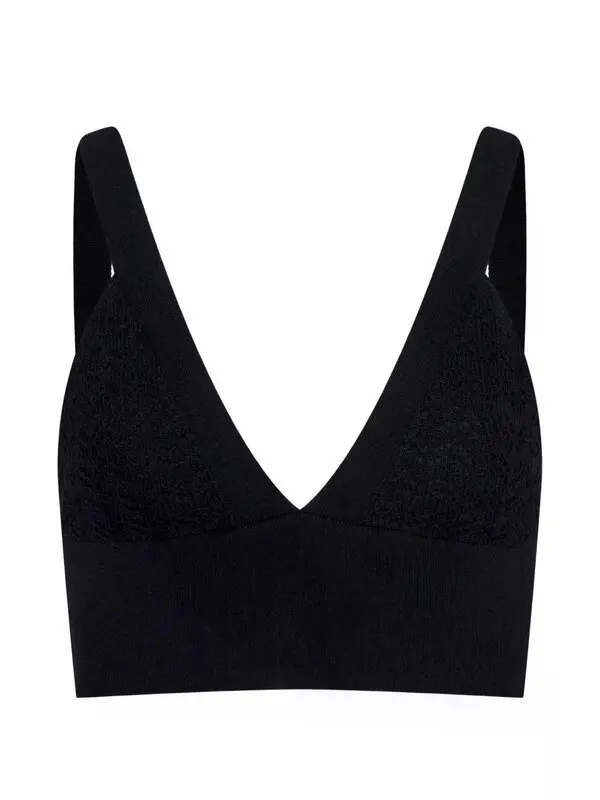 L'Agence Reverie Pointelle-knit Vest
