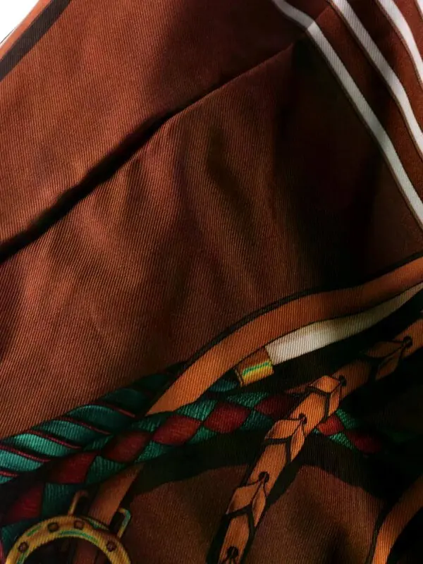 Gucci Bamboo Handle Printed Silk Maxi Tote Bag