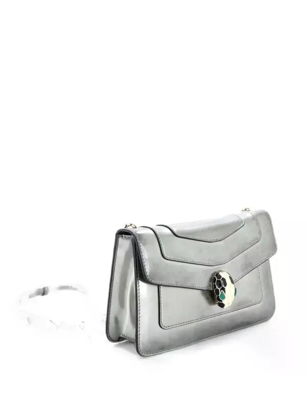 BVLGARI Serpenti Forever Leather Small Shoulder Bag