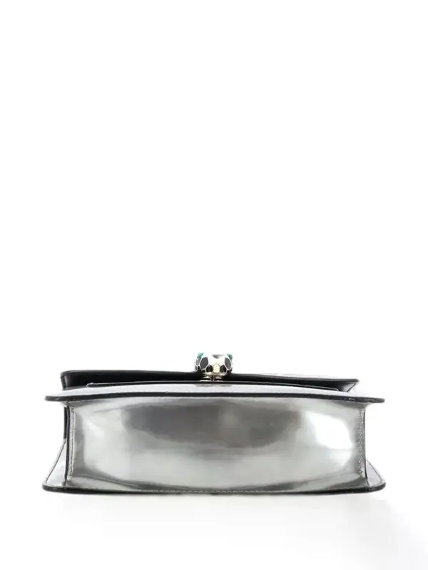 BVLGARI Serpenti Forever Leather Small Shoulder Bag