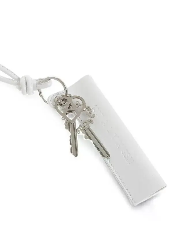 1017 Alyx 9sm Logo-debossed Leather Keychain