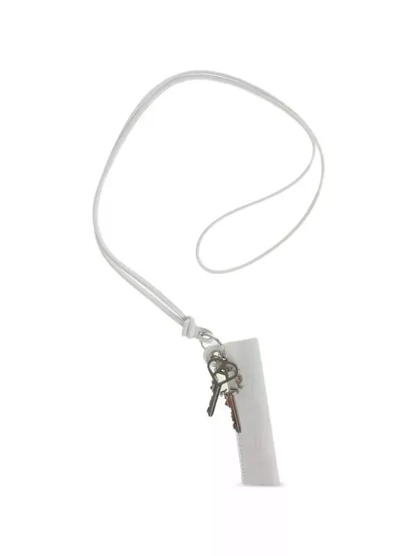 1017 Alyx 9sm Logo-debossed Leather Keychain