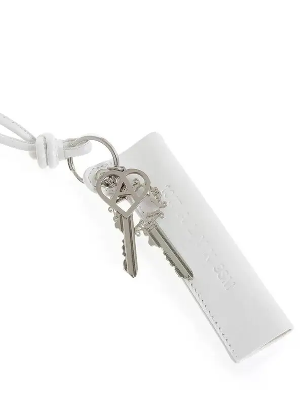 1017 Alyx 9sm Logo-debossed Leather Keychain