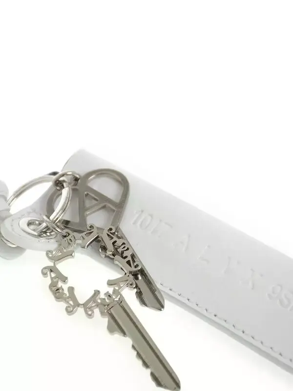 1017 Alyx 9sm Logo-debossed Leather Keychain