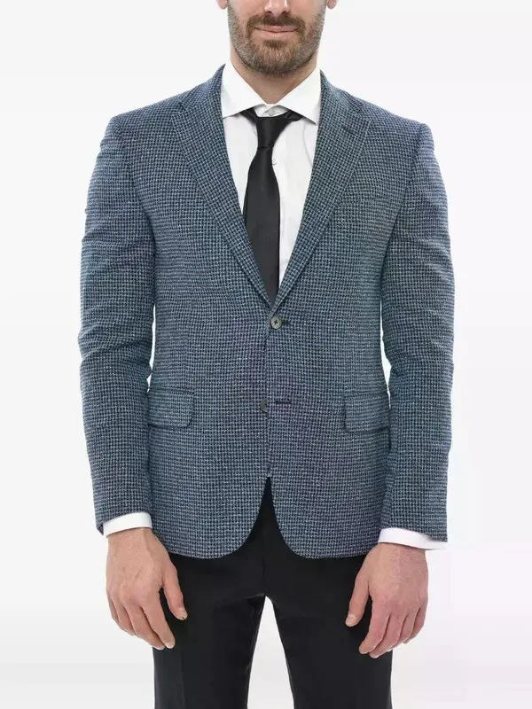 Corneliani Checked Single-breasted Blazer