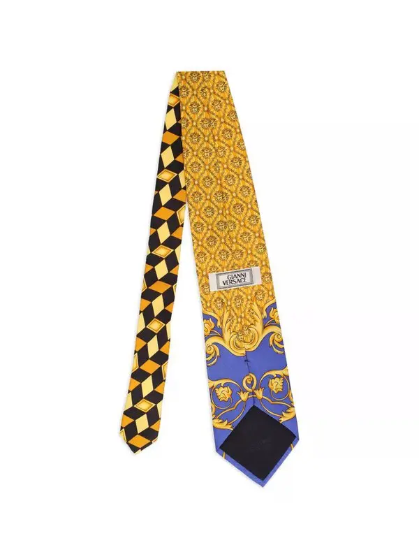 Versace Baroque Medusa Silk Tie
