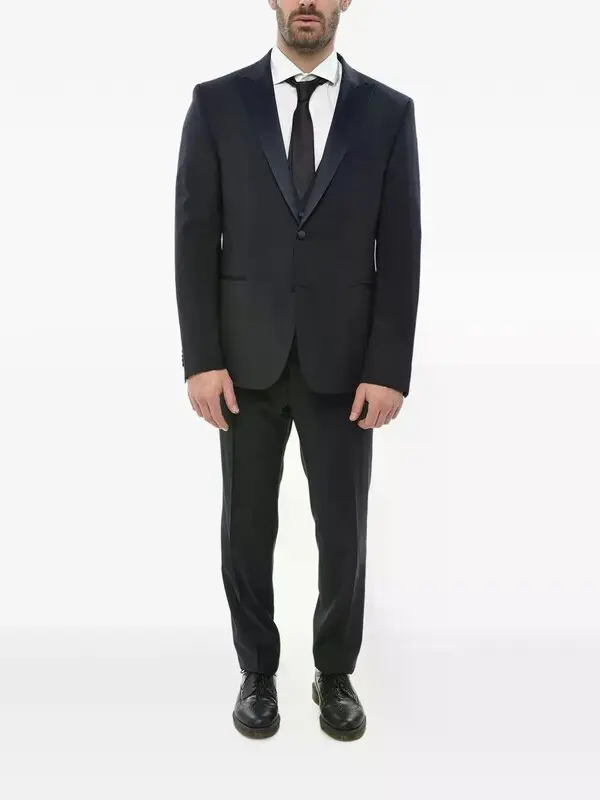 Corneliani Satin-lapel Three-piece Suit