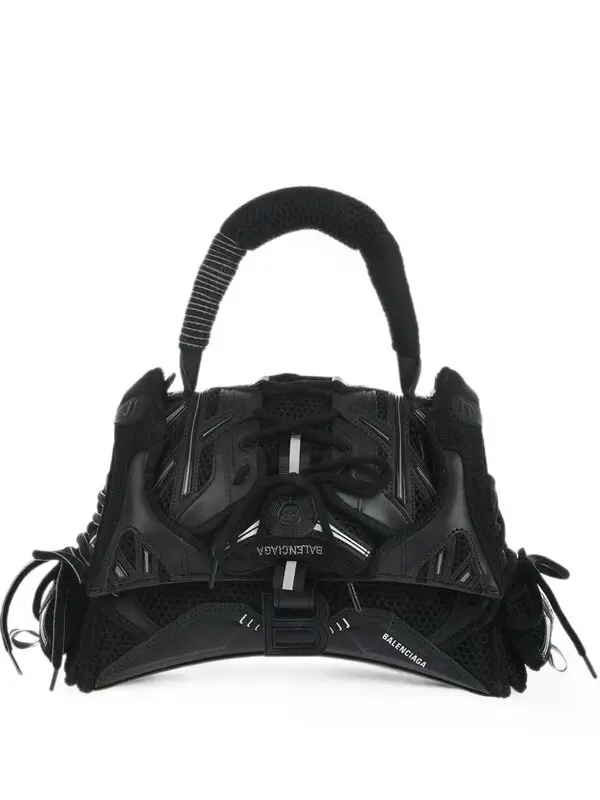 Balenciaga Panelled Mesh Shoulder Bag