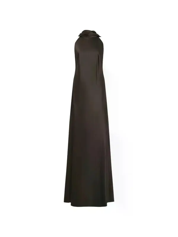 Ralph Lauren Halterneck Tie-fastening Maxi Dress