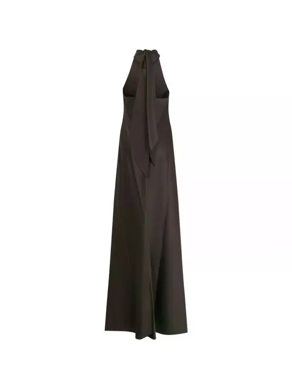 Ralph Lauren Halterneck Tie-fastening Maxi Dress