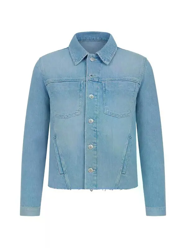 L'Agence Janelle Raw-edge Denim Jacket