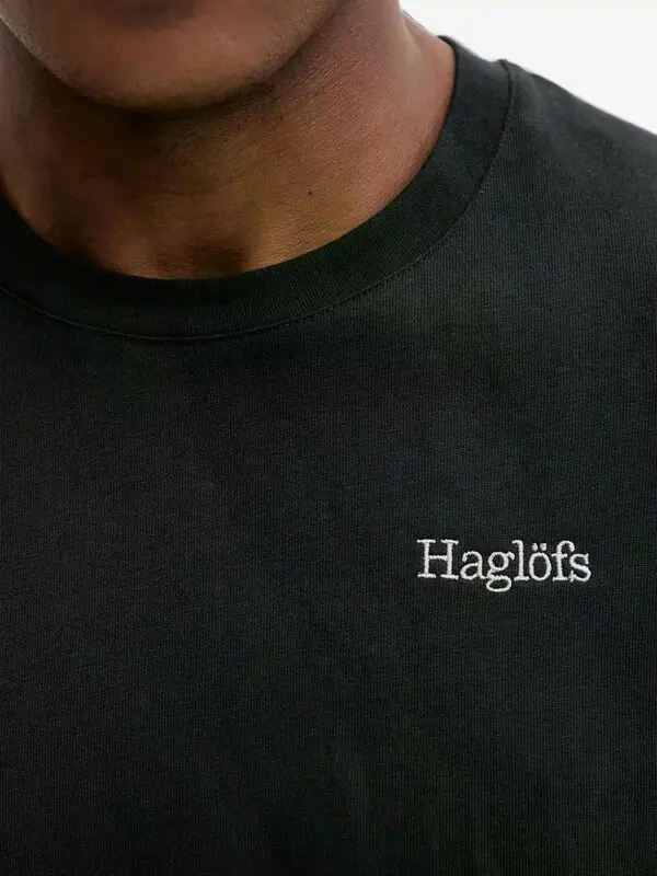 HAGLOFS Logo-embroidered T-shirt