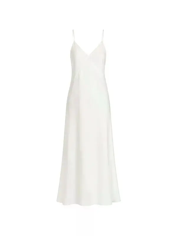 Eleventy Spaghetti-strap V-neck Maxi Dress