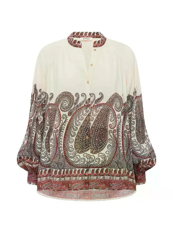 BOTEH Cassia Paisley-print Blouse
