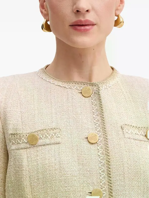 Luisa Spagnoli Vasari Bouclé Button-up Jacket