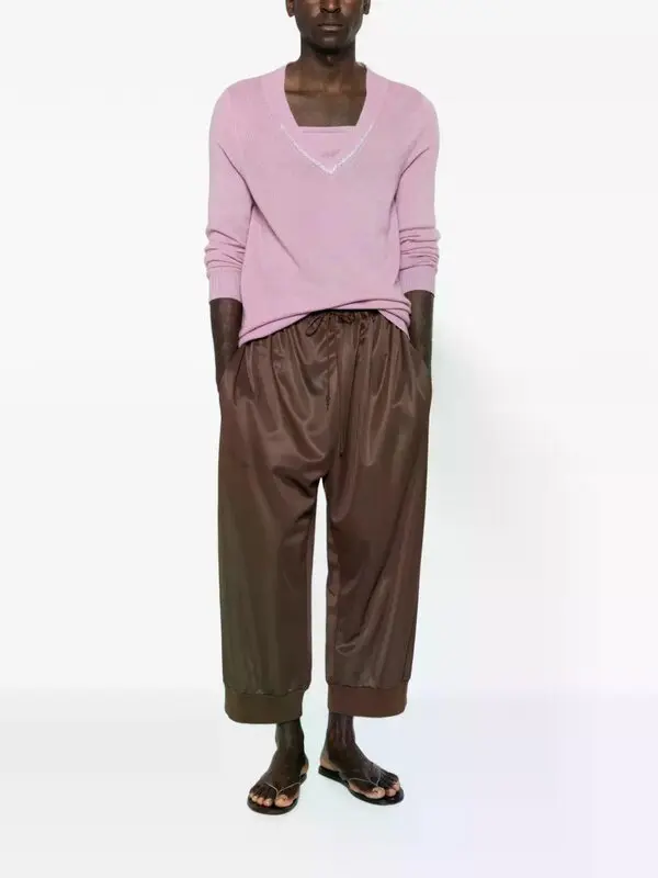 A.N.G.E.L.O. VINTAGE CULT Layered Neckline Knit Jumper