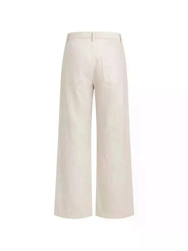 FORME D'EXPRESSION Skew Five-pocket Straight-leg Trousers