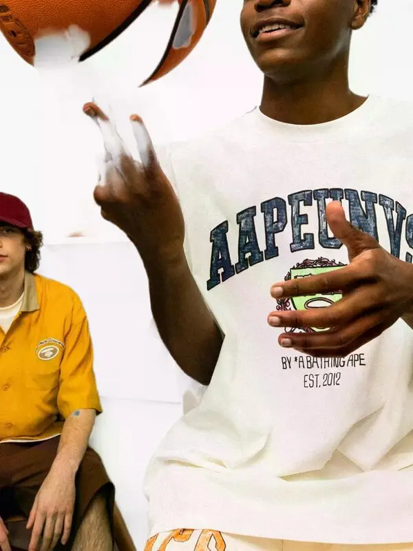 AAPE BY *A BATHING APE Logo-print T-shirt