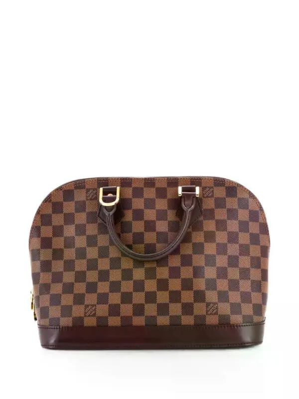LOUIS VUITTON Vintage Alma Handbag Damier Pm Satchel
